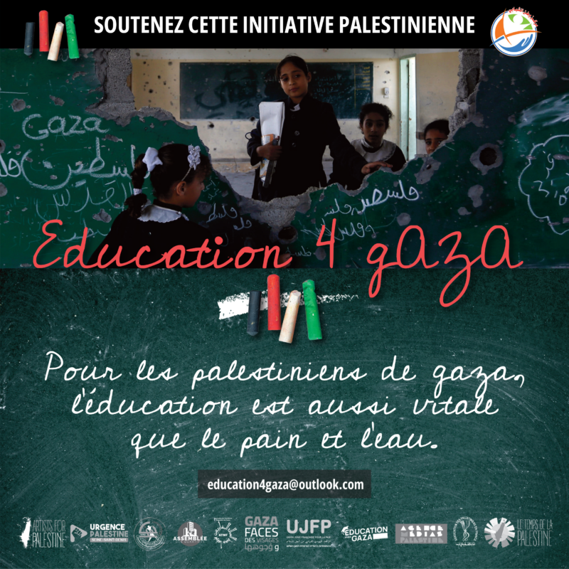 « Education 4 Gaza » – Nouveau point d’étape au 4 janvier 2025 — UJFP